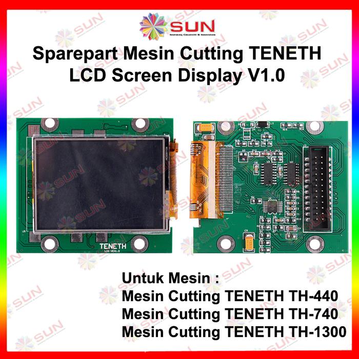 Promo Sparepart Mesin Cutting TENETH LCD Display Touchscreen Control ...