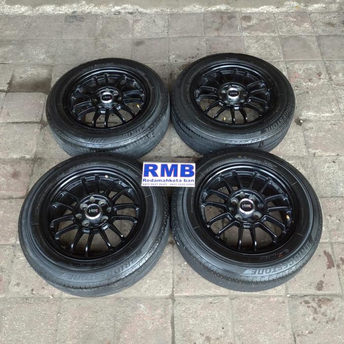 Jual VELG MOBIL SEKEN HSR REVO RING 14 + BAN DUNLOP 175 65 R14 AGYA ...