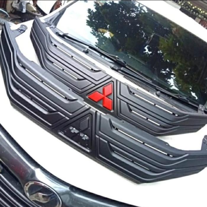 Jual front grill bumper depan xpander ultimate warna hitam dop orisinil ...