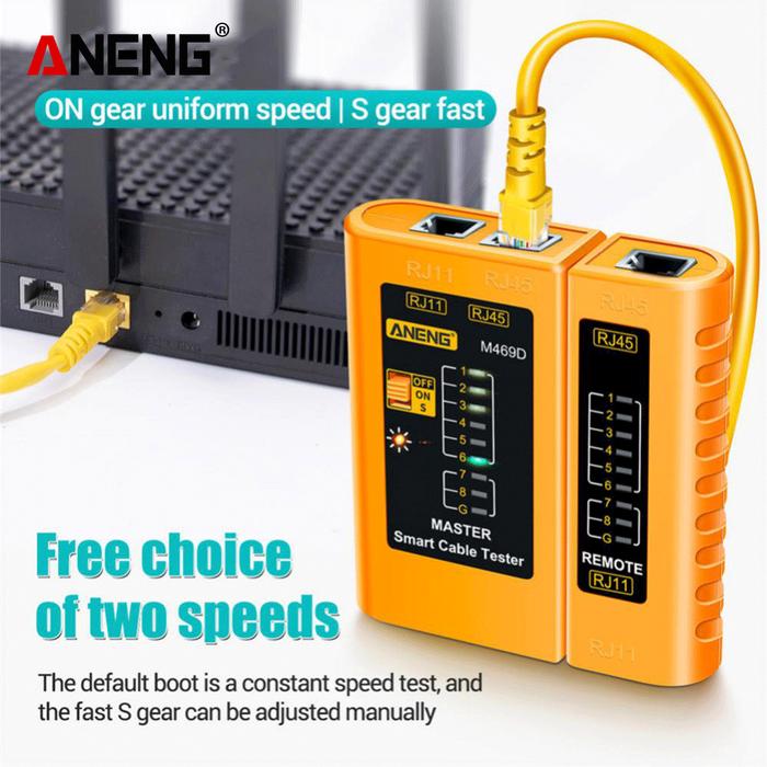 Jual Aneng M469d Tester Jaringan Internet Telpon Network Rj45 Rj11 ...
