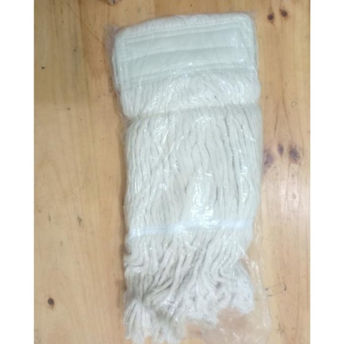 Jual Kain Pel Lantai Refill Mop Cotton Biru, Merah,kuning,putih - Putih ...