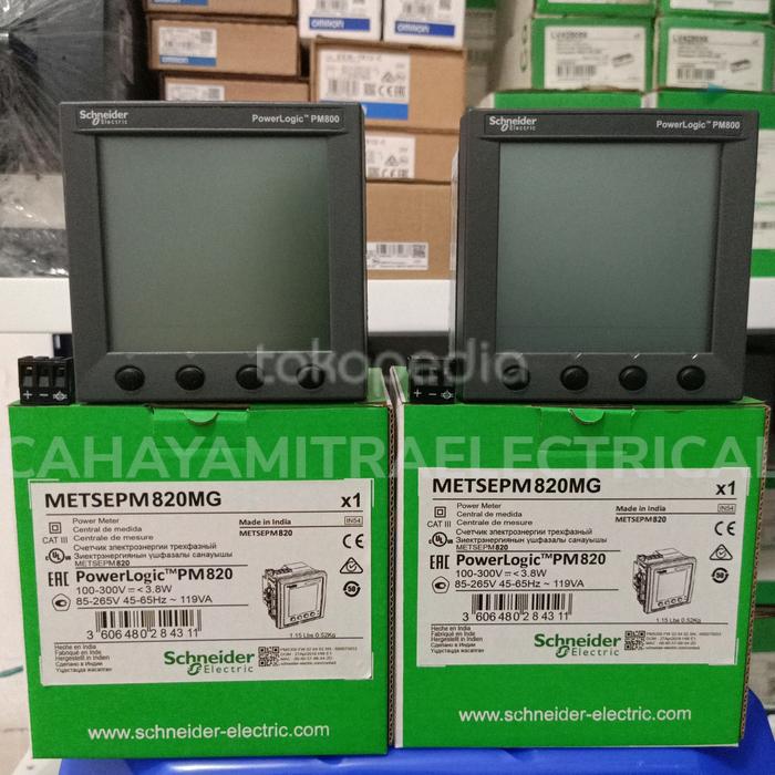 Jual METSEPM820MG / PM820MG Power Meter PM800 Schneider - Jakarta Pusat ...