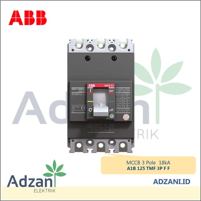 Jual [ABB] MCCB 3P 100A 18kA A1B 125 TMF 1SDA066707R1 Breaker Formula - Jakarta Pusat - Adzani ...