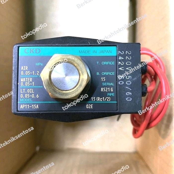 Jual SOLENOID VALVE STEAM 2 WAY CKD-AP11-15A-220VAC - Jakarta Barat - BTS Pneumatic Hydraulic ...