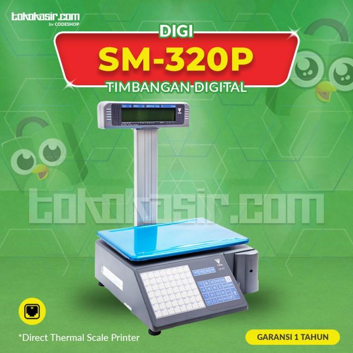 Jual DIGI SM-320P Timbangan Digital - Cetak Label Barcode Harga - Kota Surabaya - Toko Kasir by ...
