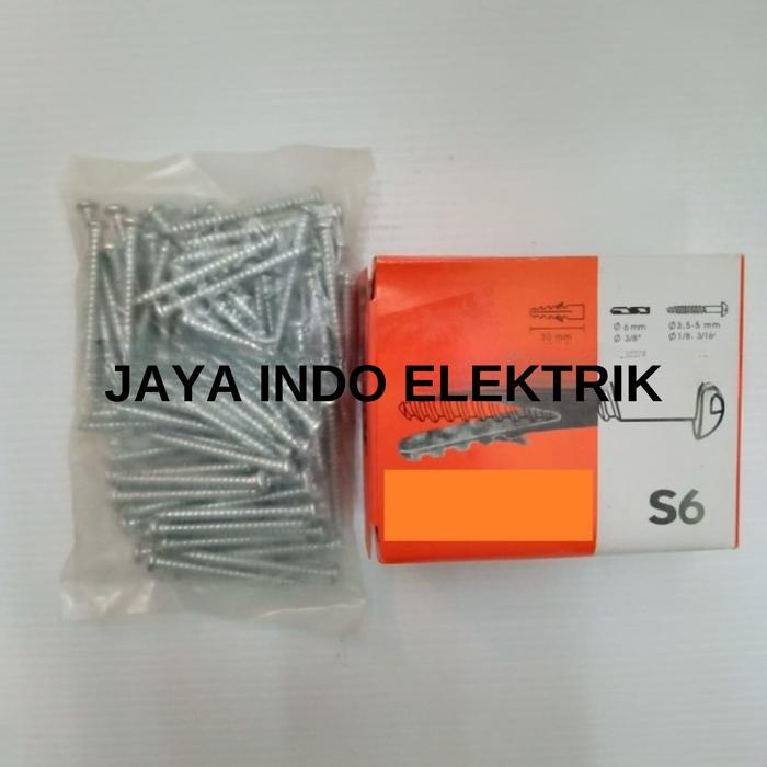 Jual Fisher S6 + Sekrup @100 set / Fiser S6 / Fisher S6 - Jakarta Pusat - JAYA INDO ELEKTRIK ...
