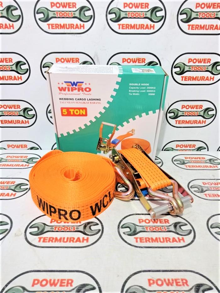 Jual Webbing Cargo Lashing 5T x 12mtr WCL5T12 WIPRO Tali Pengikat ...