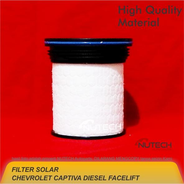 Jual Filter Solar Pendek Captiva Diesel FL Facelift Kapas Kain Spon ...