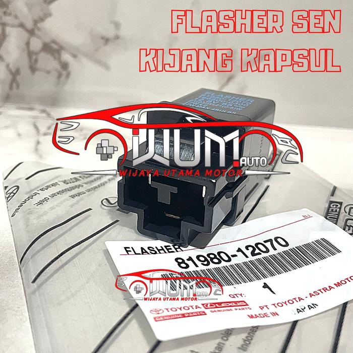Jual RELAY FLASHER SEIN FLASER SEN 7K KIJANG KAPSUL CAPSUL 81980-12070 ...