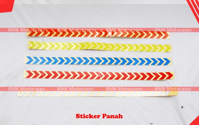 Jual Stiker Panah Sticker Line Fosfor Reflektif Box Motor Touring Shad ...