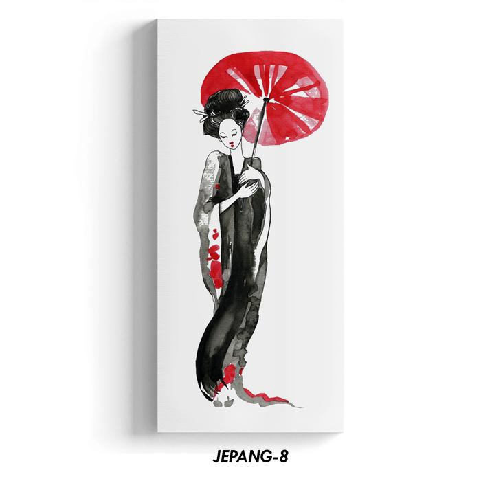 Jual Hiasan Dinding lukisan Jepang dekorasi Bunga Sakura japanese art ...