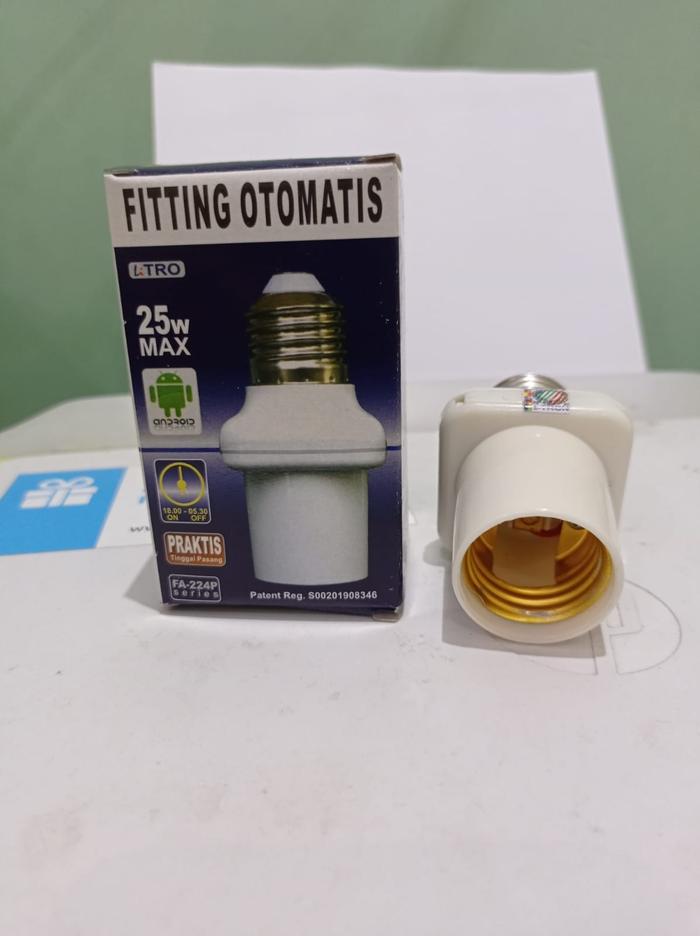 Jual Fitting otomatis timer lampu ON jam18.00 dan OFF 05.30 fiting ...