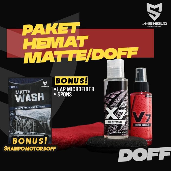Jual PAKET HEMAT PENGKILAP MOTOR DOFF - Mizu Shield V7 dan X7 - Semir Ban - Jakarta Utara - Mizu ...