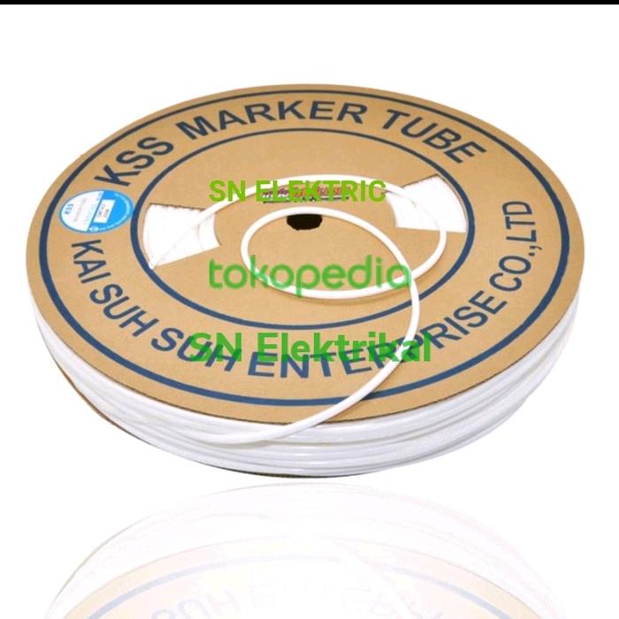 Jual KSS Marker Tube OMT 3.2 mm 200Mtr/Roll Label Kabel Marker KSS ...