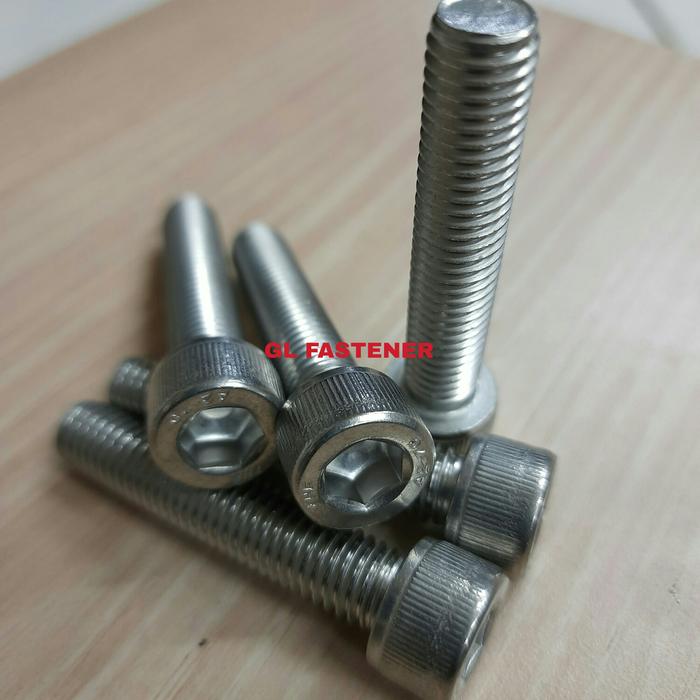 Jual Baut L M10 x 50 Stainless Steel Socket Cap Screw SUS 304 anti Karat - Jakarta Barat - GL ...