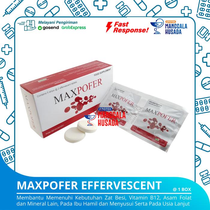 Jual MAXPOFER SUPLEMEN PER BOX @ 10 TAB EFFERVESCENT - Kota Palembang ...