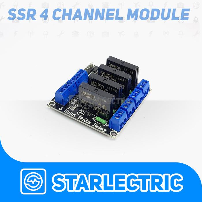 Jual SSR Solid State Relay Module 4 Channel 5V DC - Jakarta Barat ...