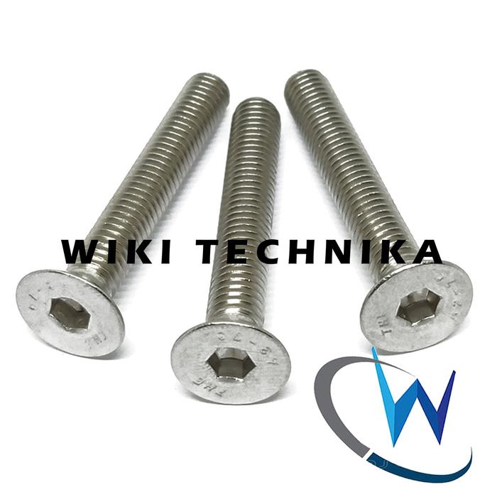 Jual BAUT L FLAT M8 DRAT 8MM PITCH 1.25MM STAINLESS KUNCI L 5 | MURAH ...