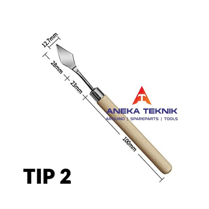 Jual Pisau Palet / Pallete Lukis - Scraper Spatula Dekorasi Kue - TIP 2 ...
