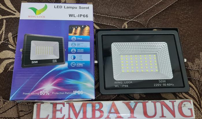 Jual WING LOCK WL-IP66 Lampu LED Sorot 50 Watt - Putih - Jakarta Timur ...