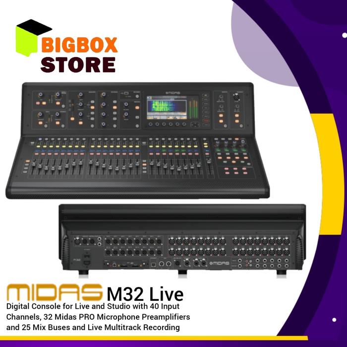 Promo Midas M32 / M 32 / M-32 Live Digital Mixer Cicil 0% 3x - Jakarta ...