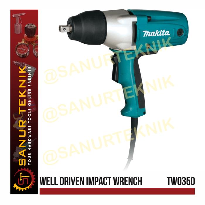 Jual MAKITA TW0350 TW 0350 Well Driven Impact Wrench / Mesin Impak 1/2 ...