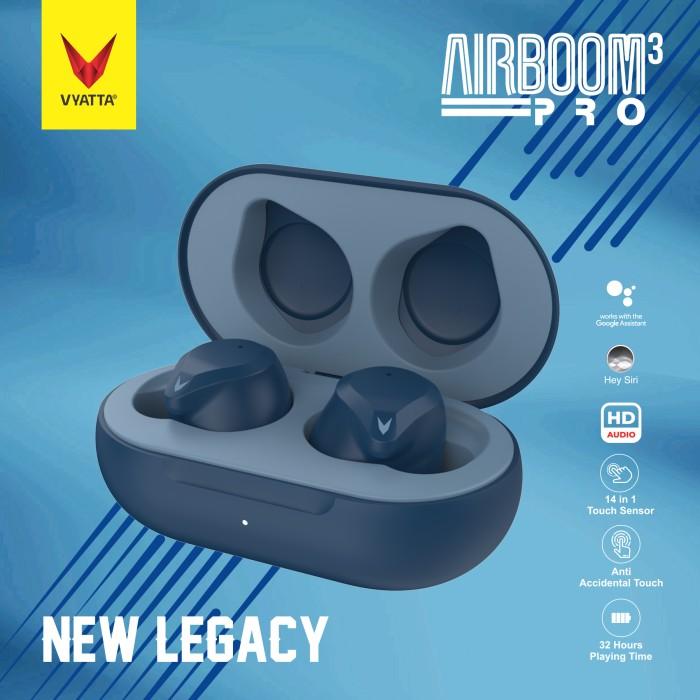 Jual Vyatta Airboom Pro 3 Wireless Earphone TWS Super Bass Original ...