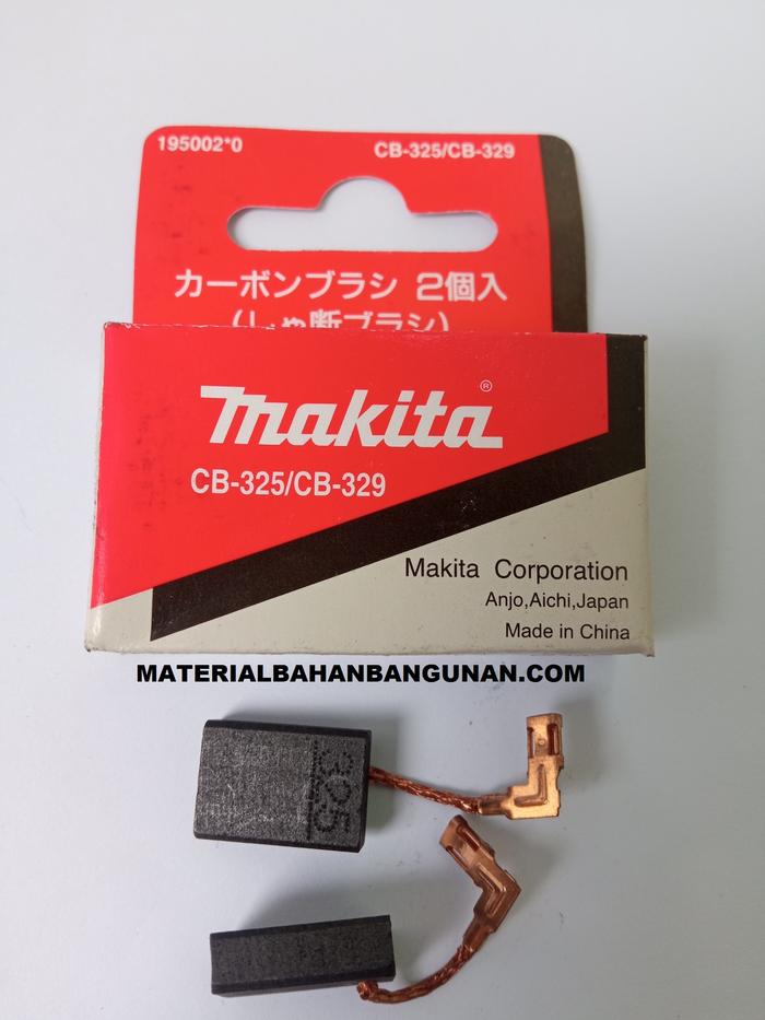 Jual ORIGINAL Carbon Brush CB 325 329 Makita Spul Kool Arang Mesin ...