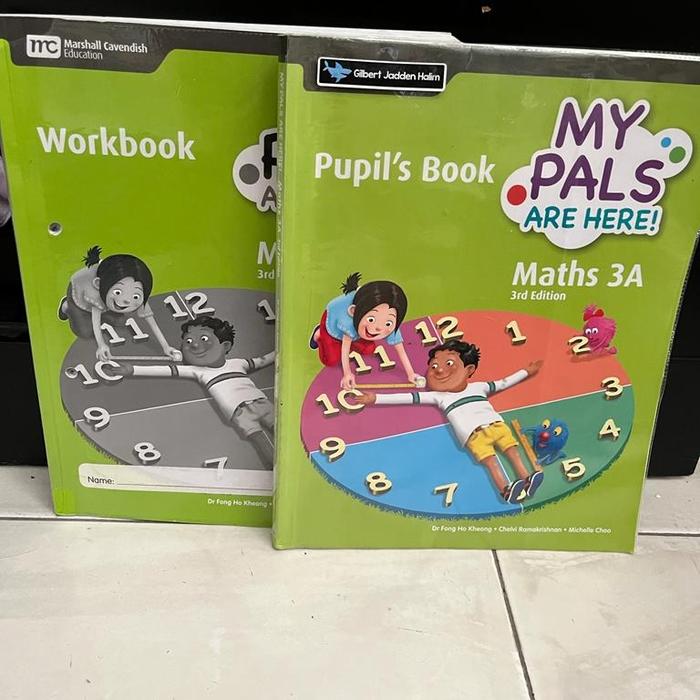 Jual my pals are here maths 3A pupils book + work book marshall ...
