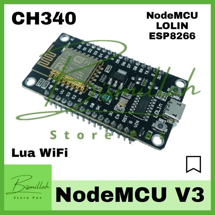 Jual NodeMCU V3 Lolin Lua WiFi ESP8266 CH340 - Kab. Pasuruan ...