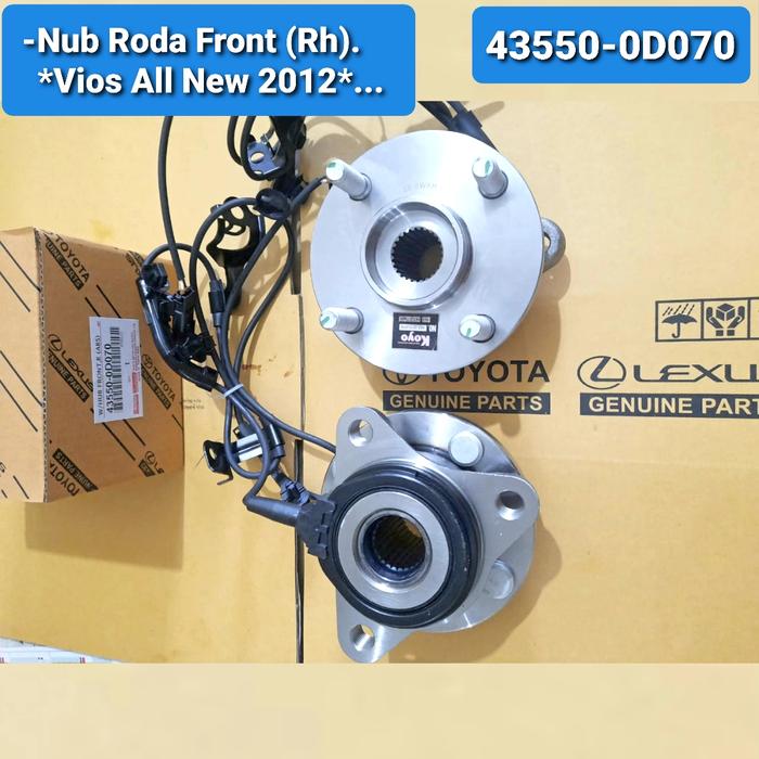 Jual Nub/Nap/Bearing Roda Kanan Depan (Front) ABS-Vios All New-42410-0D070 - Jakarta Utara ...