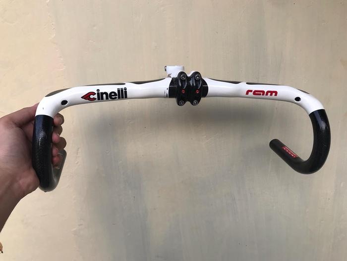 Jual Barset Dropbar Cinelli RAM carbon 40 cm C-C & Stem Cinelli 100 mm ...