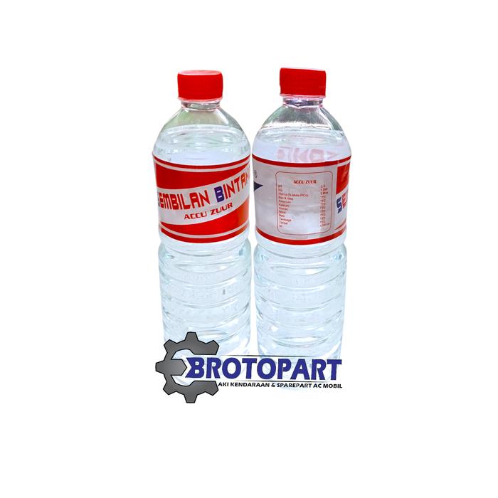 Jual Air Accu Elektrolit Aki Zuur Merah Yuasa 1 Liter Aki Baru Motor ...