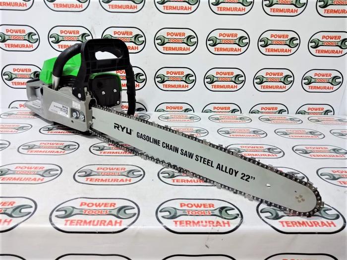 Jual Chain Saw RYU 22" Bar RGS 22 Mesin Gergaji Alat Potong Kayu ...