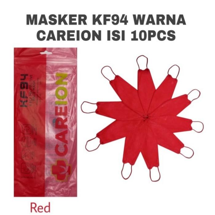Jual Masker KF94 Careion Isi 10 Pcs - Sky Blue - Kota Bandung - Masker ...