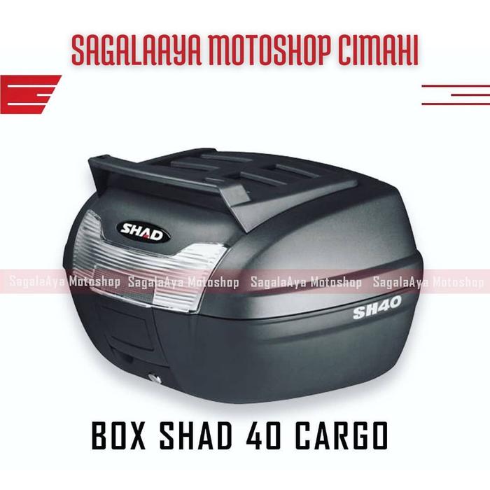 Jual Top Box Motor SHAD 40 SH40 Cargo Original Xmax Nmax Pcx Versys ...