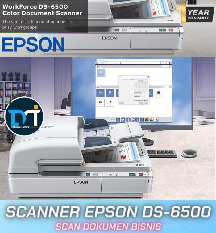 Promo Epson WorkForce DS-6500 - Flatbed Document Scanner with Duplex ...