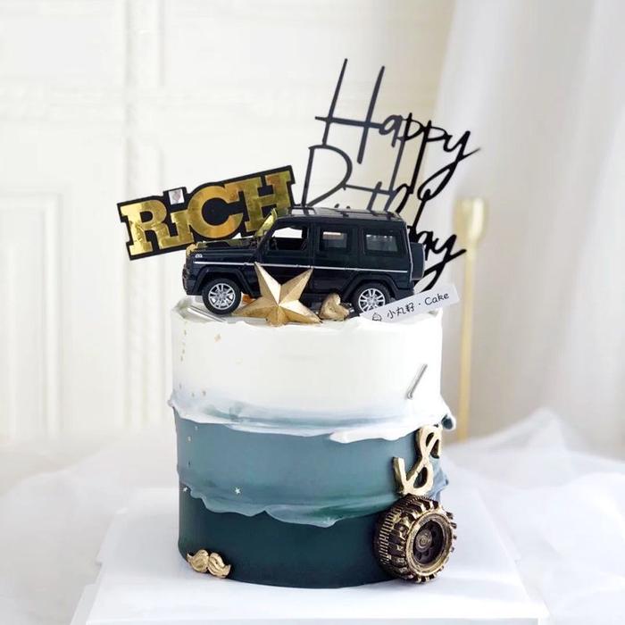 Jual CAKE TOPPER MOBIL JIP MAINAN JEEP PLASTIC CAR TOYS DEKORASI HIASAN ...