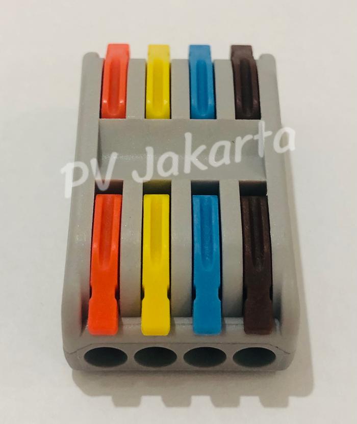 Jual Wago OEM Connector 2x2 Wire PCT 2-2 Terminal Block 2P Lever Cage ...