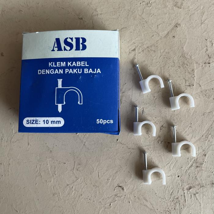Jual Klem Kabel Listrik / Klem Kabel / Klip Kabel / Klem Paku Beton ...