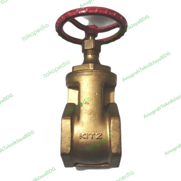 Jual KITZ GATE VALVE KUNINGAN 4" INCH / KRAN KUNINGAN - Kab. Bandung ...