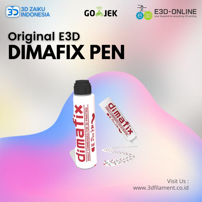 Jual Original E3D Dimafix Pen from UK for Better Bed Adhesion on 3D ...