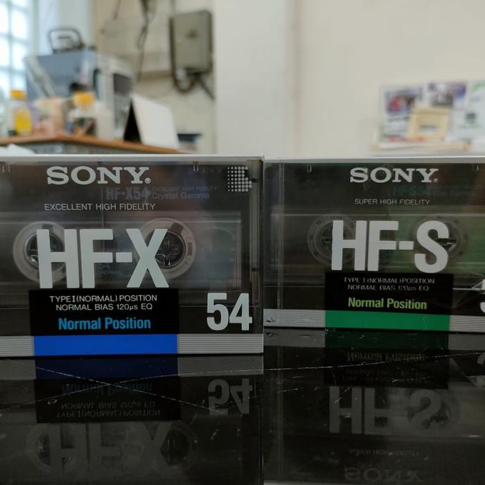 Jual KASET KOSONG KASET PITA TAPE CASSETTE MERK SONY HF-X54 DAN HF-S54 - Kota Palembang - Wyth ...