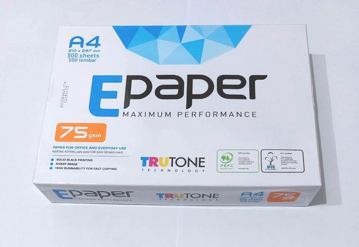 Jual Kertas HVS A4 70 gr 70 gsm 70gsm 70gram EPAPER - Kota Surabaya ...