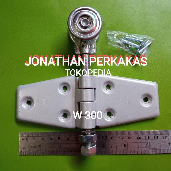 Jual engsel pintu garasi wina roda atas tengah w300 lurus/engsel garasi ...