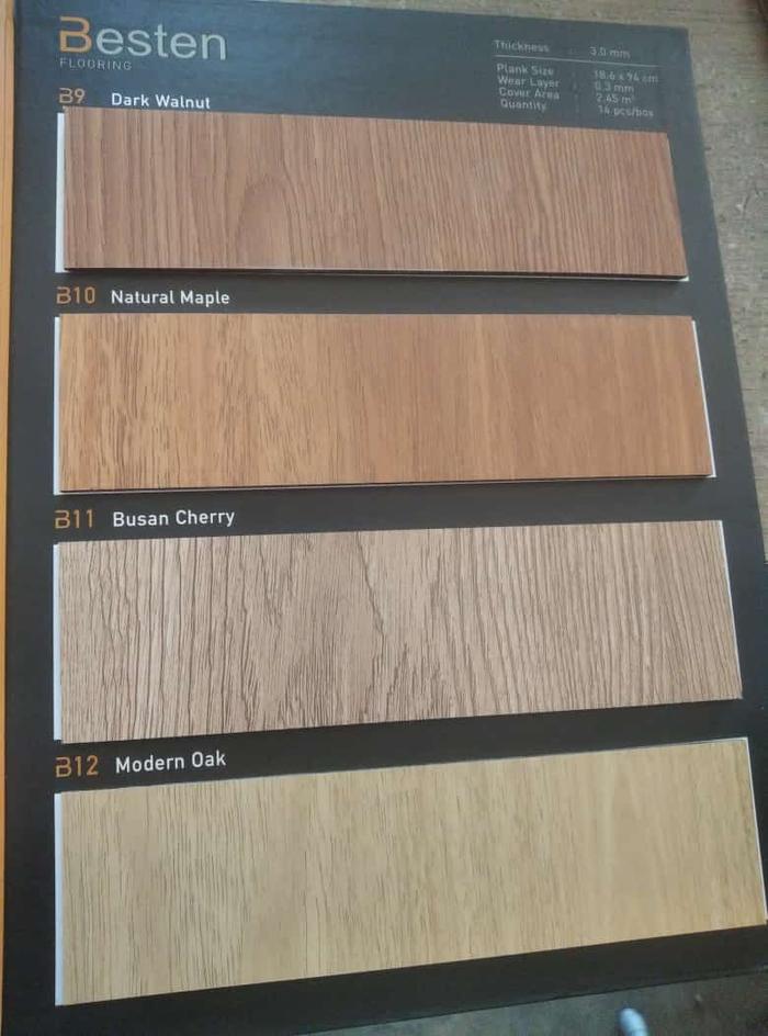 Jual BESTEN VYNIL FLOORING B9 DARK WALNUT - Kota Bandung - Toko Alat ...