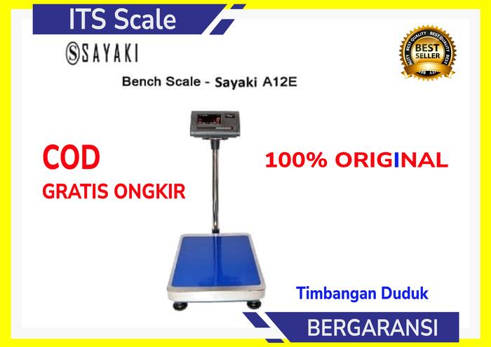 Jual Timbangan Duduk Sayaki A12E Ukuran 40cm x 50cm Kap 150 kg - Kota Tangerang - ITS Scale ...