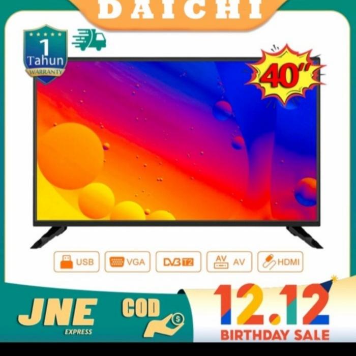 Jual DAICHI TV LED 40 INCH HD TELEVISI Murah digital(40NFC) - Kab ...