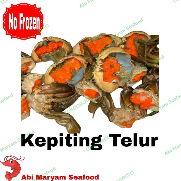 Jual Kepiting Telur Betina Fresh berkualitas 1 kg - Jakarta Selatan ...