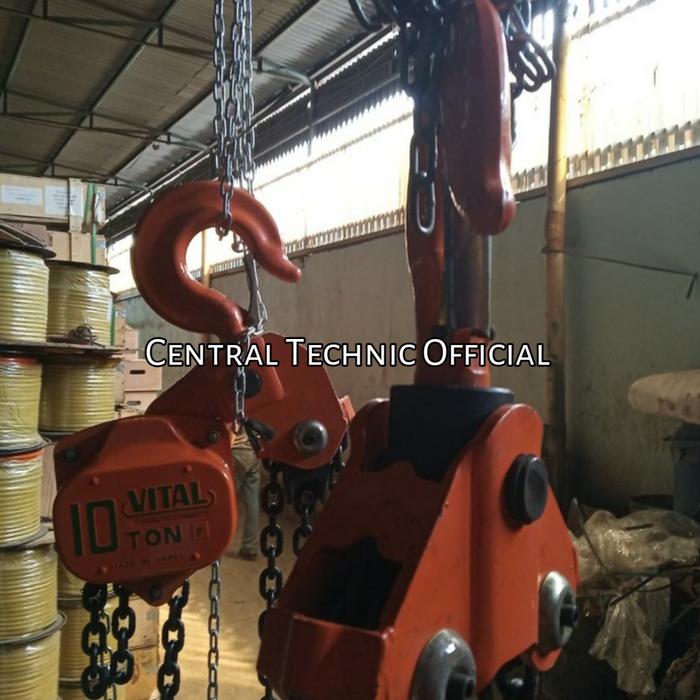 Jual Chain Block 10 Ton x 25 Meter Original Vital VP Series Japan Takel ...